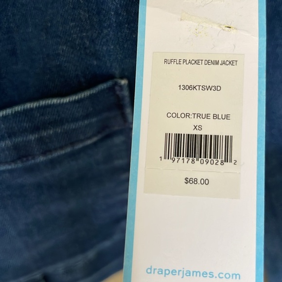Draper James | Jackets & Coats | Draper James Ruffled Denim Jacket In ...